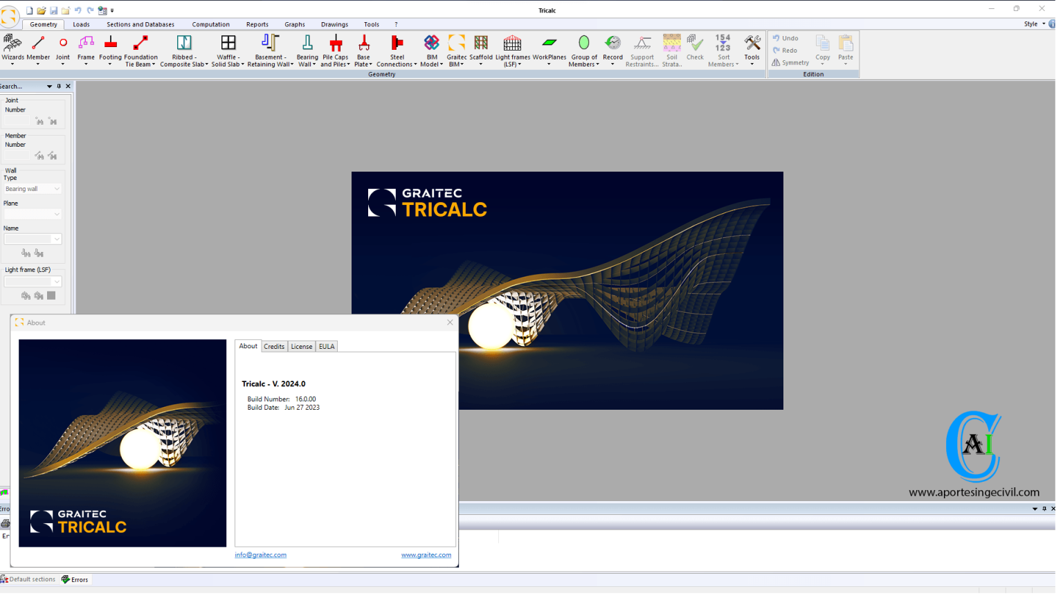 Graitec Tricalc 2024 (Multilenguaje)
